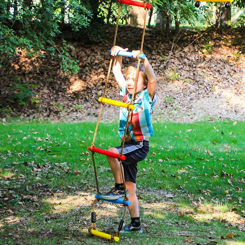 Climbing Rope Ladder Colorful children's ladder home plastic ladder ...