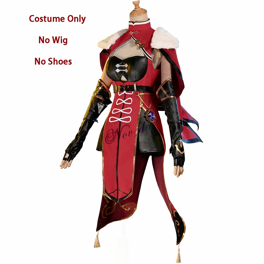 Genshin Impact Beidou Cosplay Outfit Shoes Wig Cosplay Anime Game Bei ...