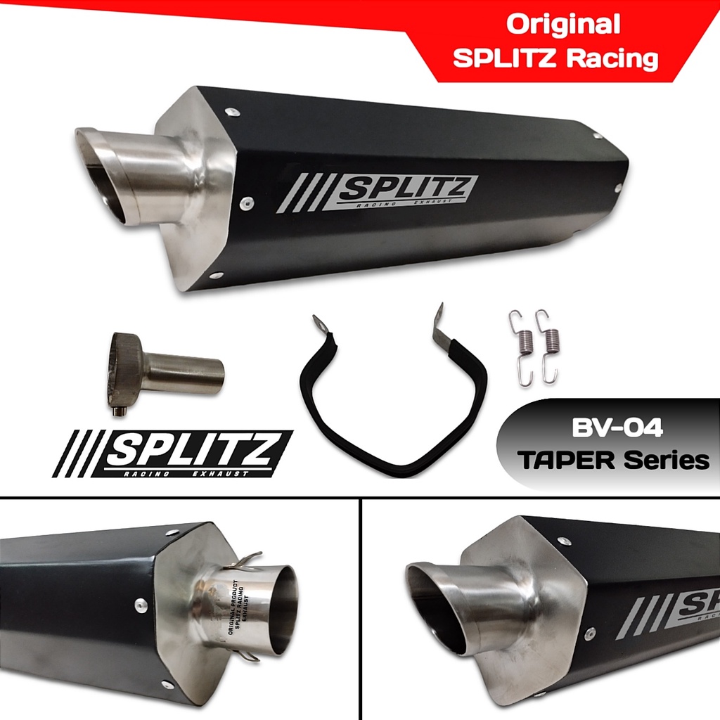 Splitz Racing Exhaust Original Type BV04 Taper Silincer Only | Shopee ...