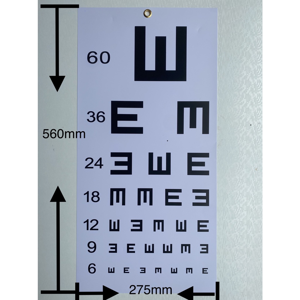 Visual Chart Standard Vision Comparison Table International Standard ...