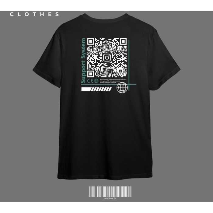 Kaos SCAN ME BARCODE QR CODE IG INSTAGRAM WHATSAPP TIKTOK FACEBOOK ...