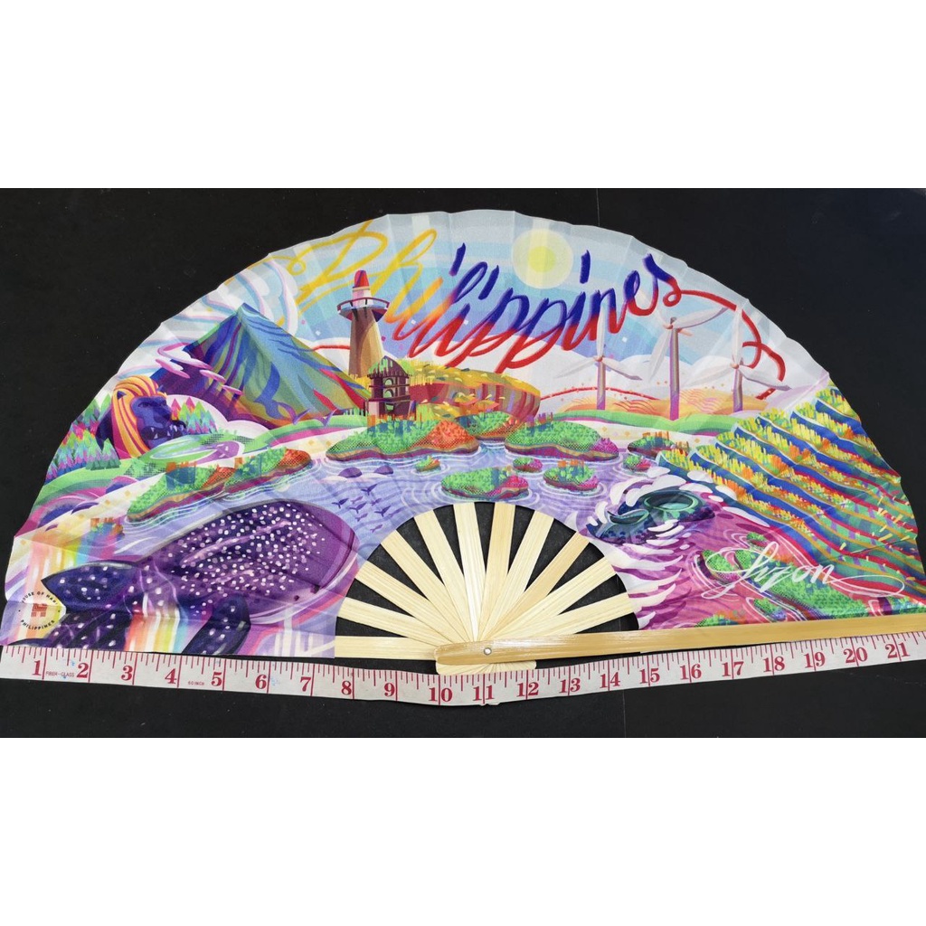 PH LUZVIMIN PAMAYPAY / FANS (#Philippines Souvenirs) | Shopee Philippines