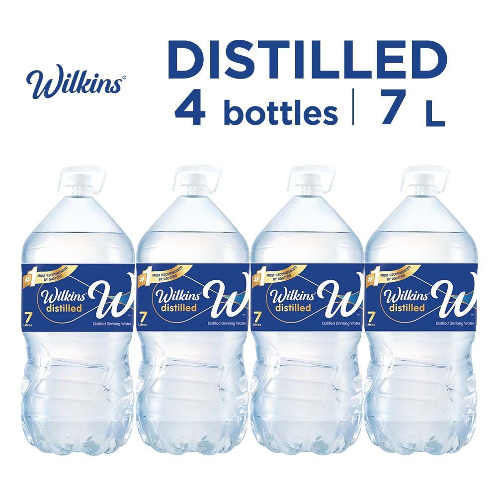 Wilkins Distilled Water 7L - Pack of 4 | Shopee Philippines