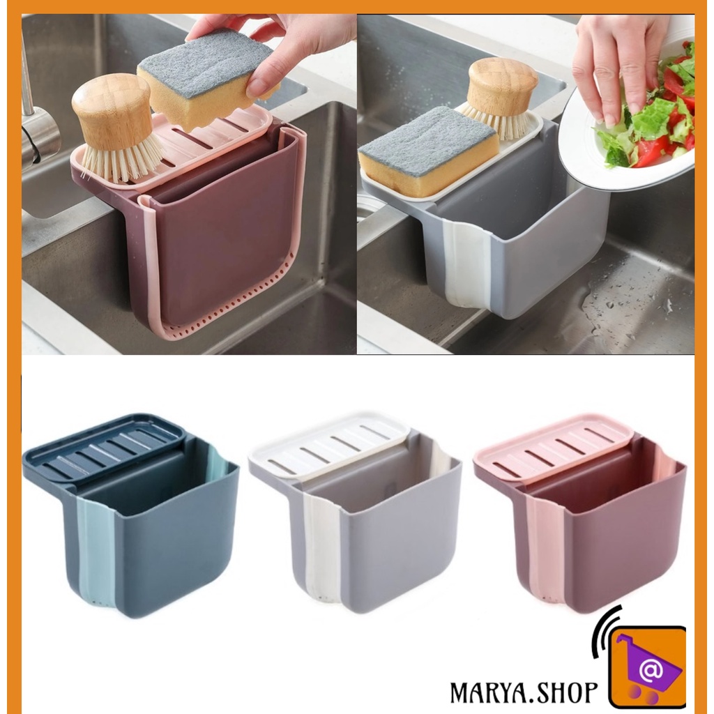MARYA.SHOP Suction Kitchen Sink Strainer Drain Rack Foldable Soap ...