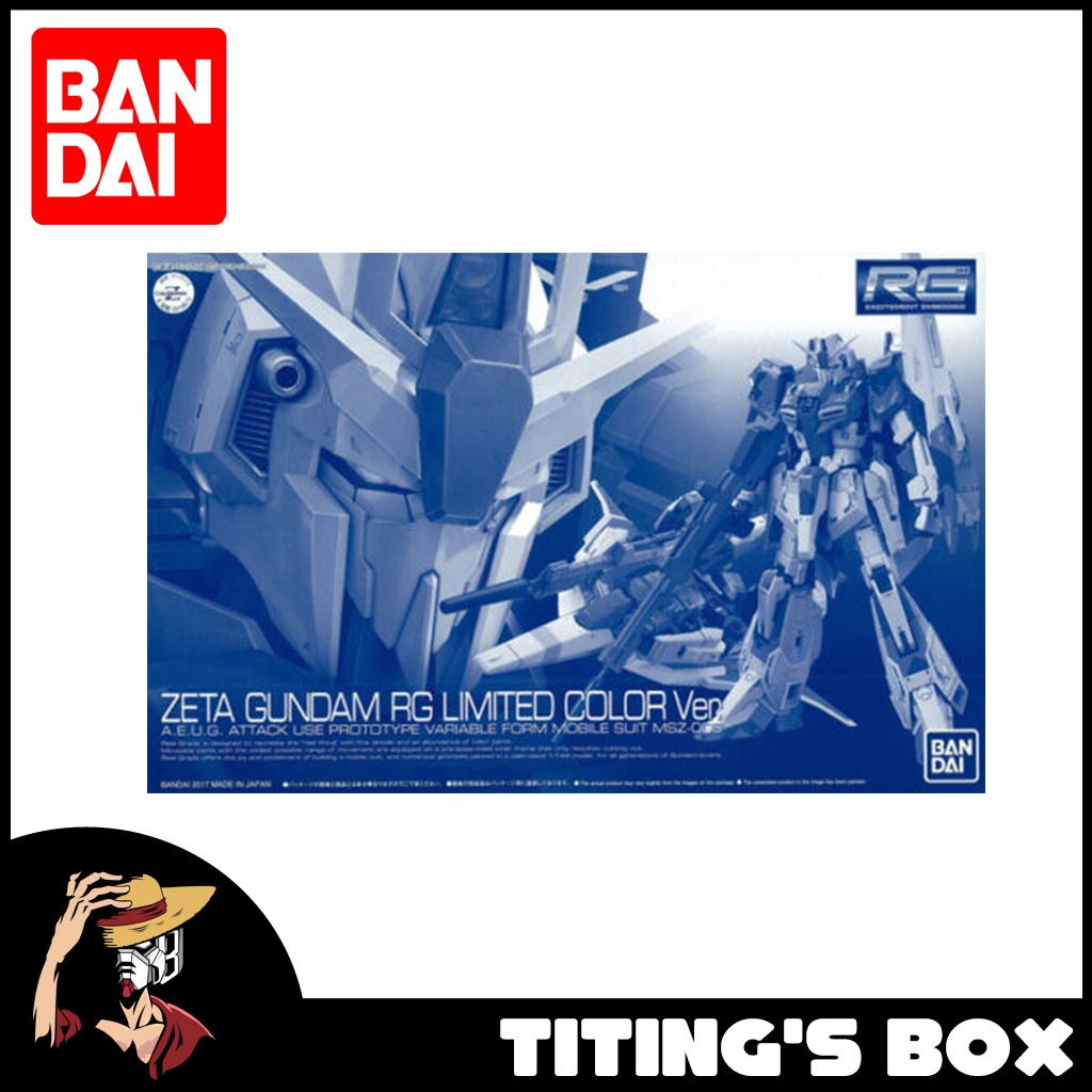 P-Bandai 1/144 RG Zeta Gundam Limited Color Version | Shopee Philippines