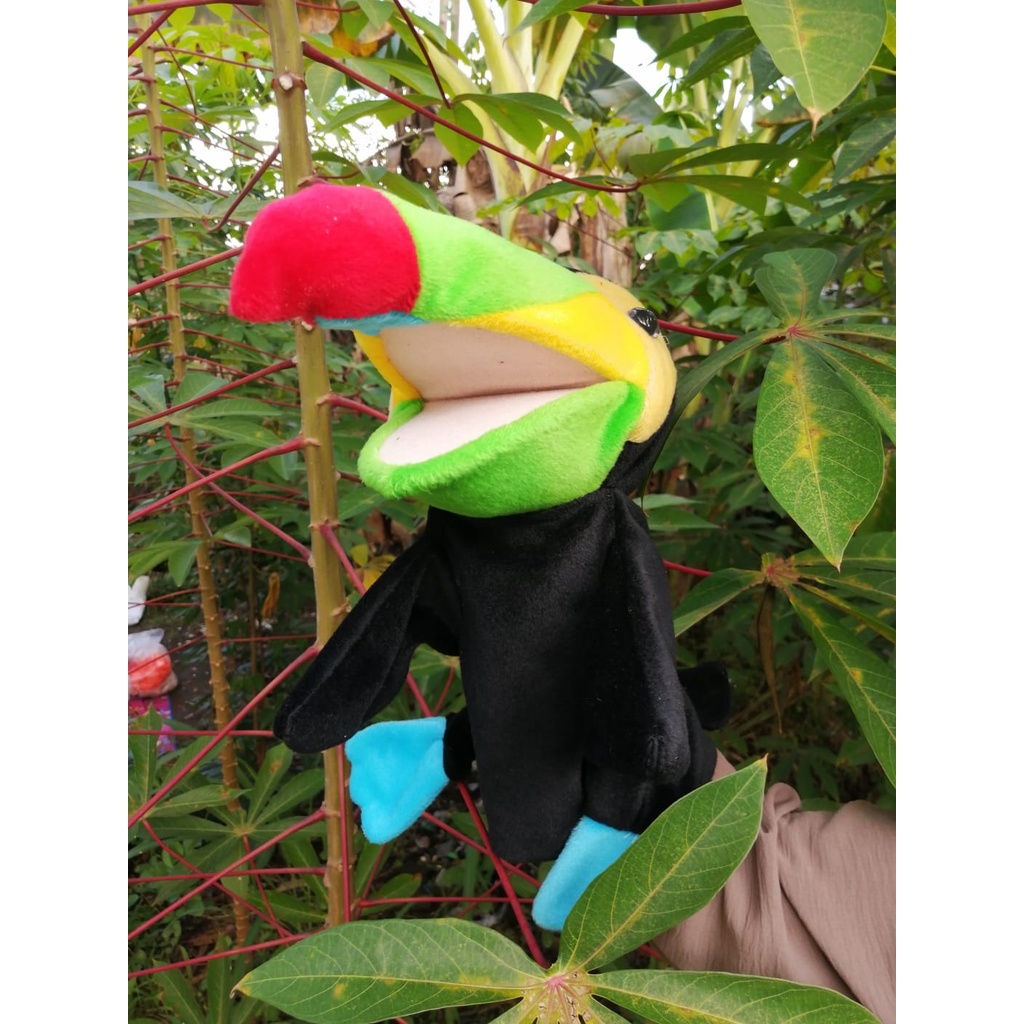 Hand Puppet Muppet Bird Toucan Toucan Stuffed Bird Old Brother Muppet ...
