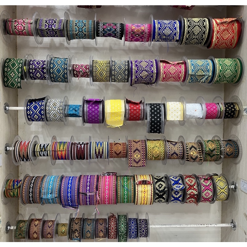 Embroidered Lace Trimmings Lei Ribbons Sash Garland by Yard SET B ...