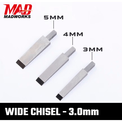 [hobbyalley] MADWORKS WIDE CHISEL (3mm to 5mm) | Shopee Philippines