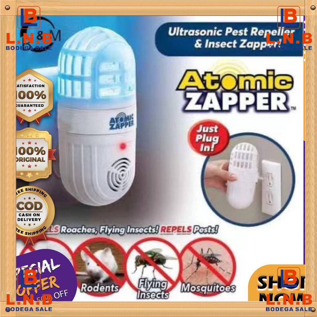 Original Effective Atomic Zapper Mosquito Killer New Ultrasonic Insect ...