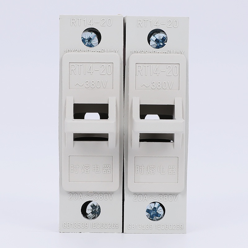 RT14-20 380V 20A 10X38mm fuse melting tube base support | Shopee ...