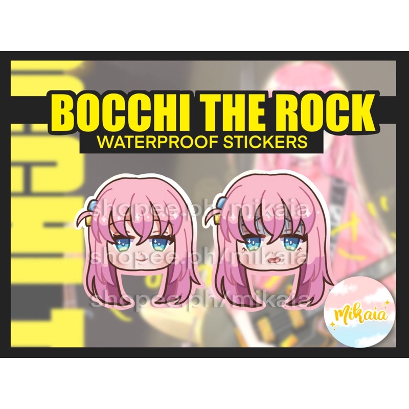 BOCCHI THE ROCK Hitori Gotoh Waterproof sticker for aquaflask ...