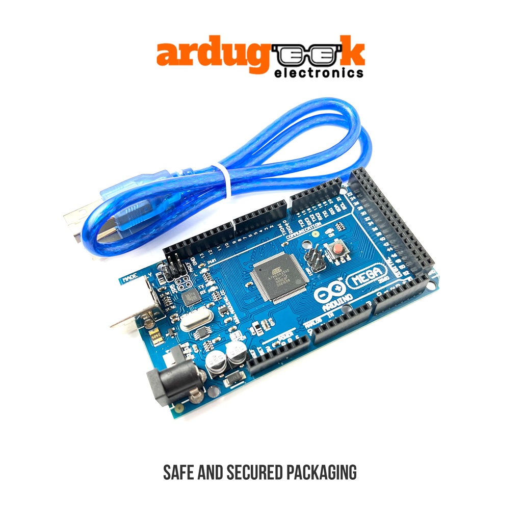 Arduino Mega ATMega2560 R3 16U2 CH340 Arduino Compatible with Cable | Shopee Philippines