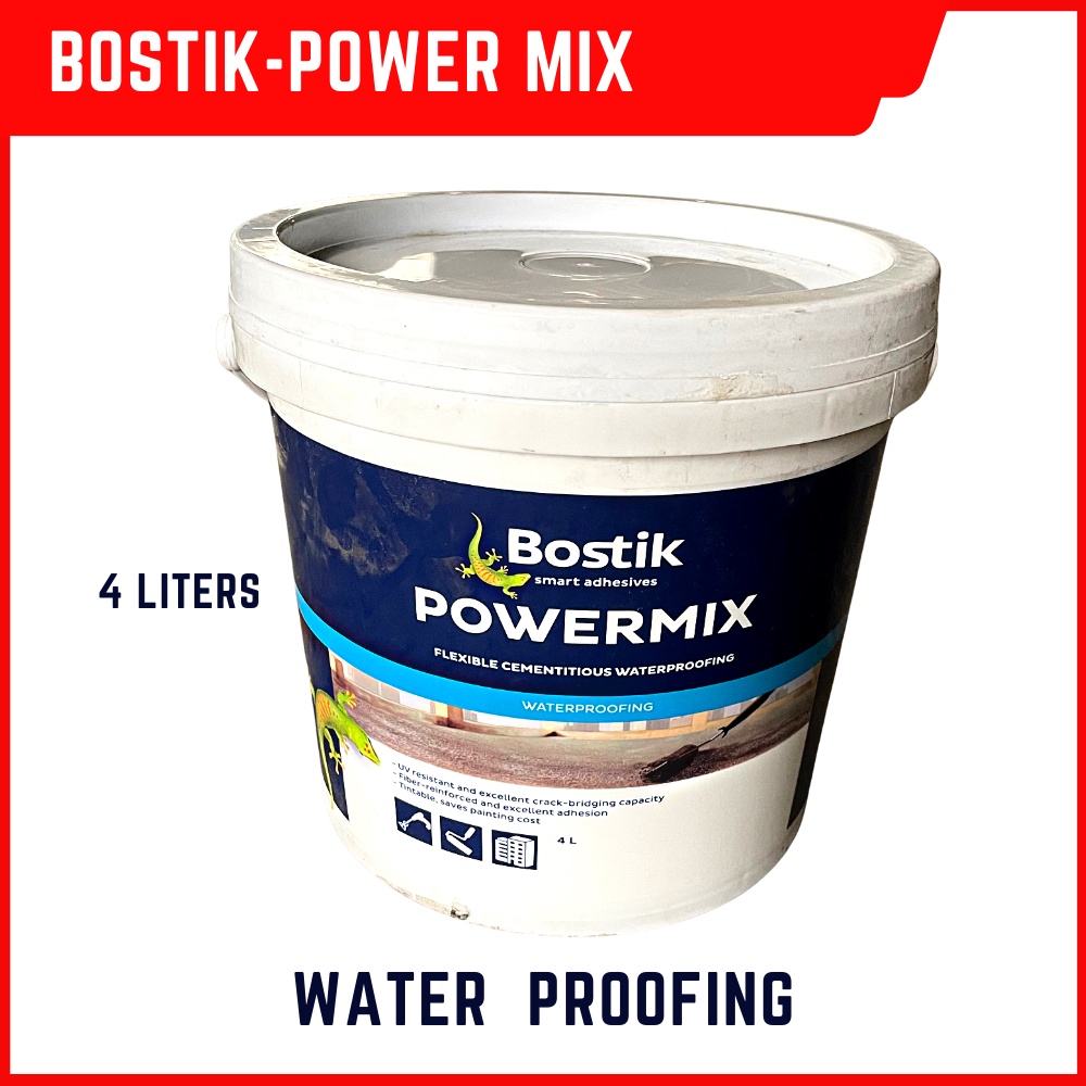 Bostik Power Mix Cementitious Waterproofing 1 Gallon (PMGB) | Shopee ...