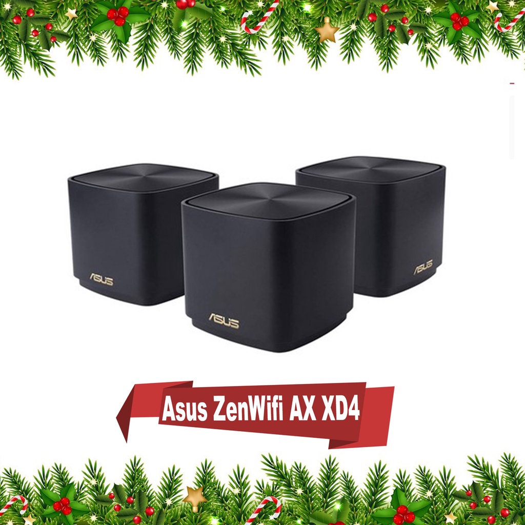 Asus ZenWiFi AX XD4 1800Mbps, AiMesh, Mini Whole Home Dual band Mesh ...