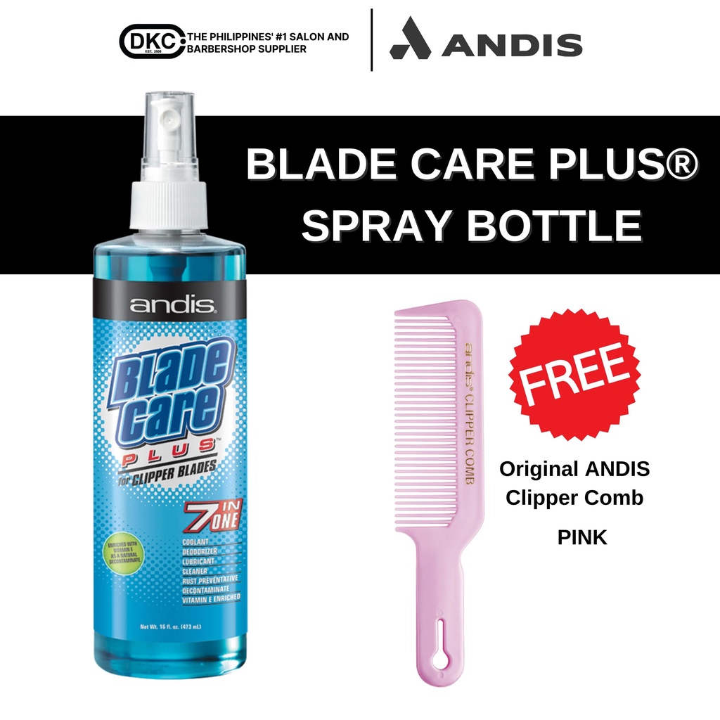Andis Blade Care Plus Spray Bottle 16oz 12590 Clipper Maintenance ...