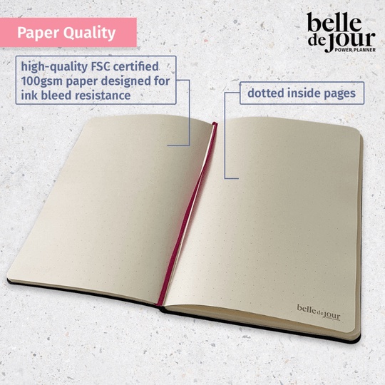 BDJ belle de jour Holo Dotted journal notebook bullet notes free power ...