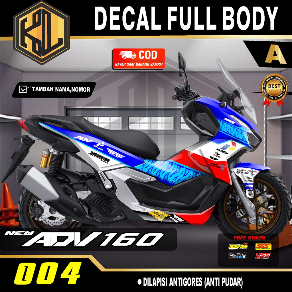 (LATEST)Decal Sticker Fullbody Variation Honda Adv 160-Dekal Adv ...