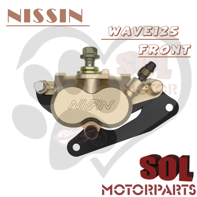 NISSIN Brake Caliper WAVE125 FRONT Made In Thailand | Shopee Philippines