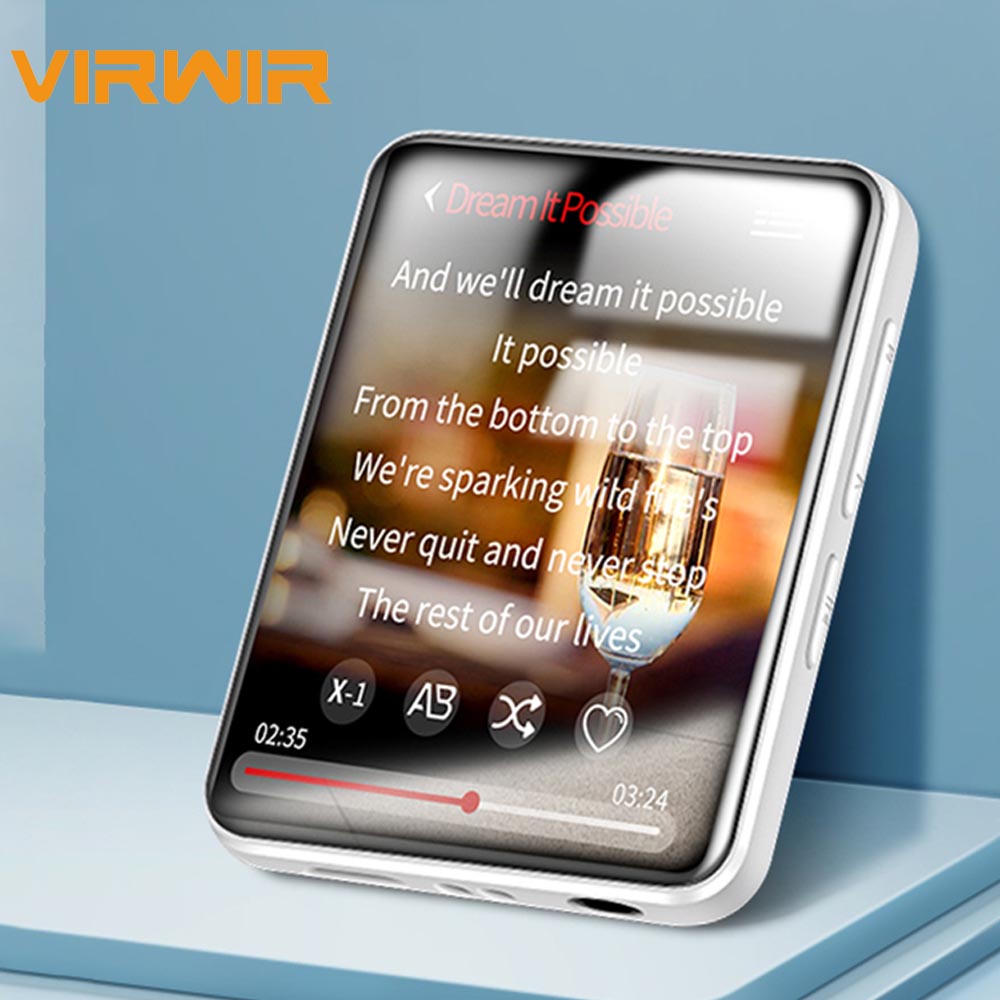 Virwir Bluetooth Mp4 Player Touch Screen Walkman Music | Shopee Philippines