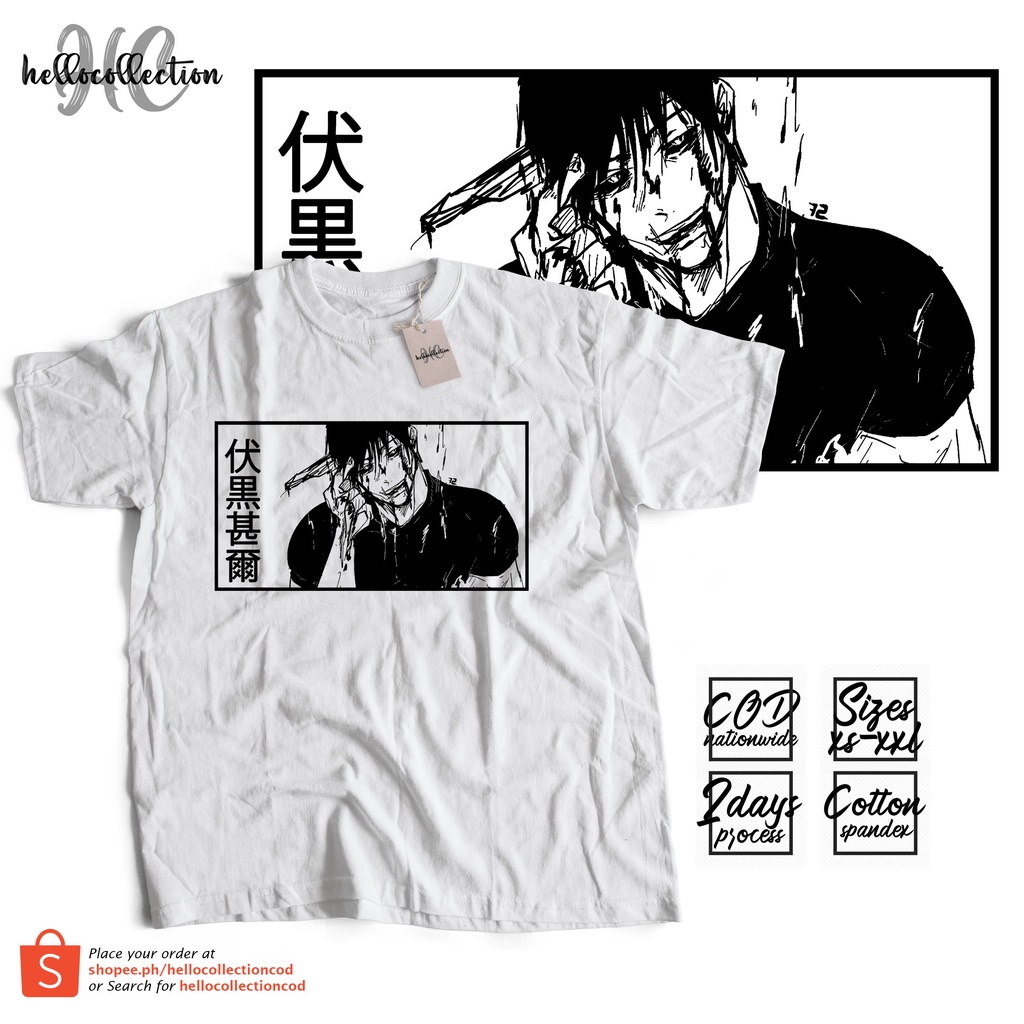 Jujutsu Kaisen - Toji Face Anime Shirt hellocollectioncod | Shopee ...