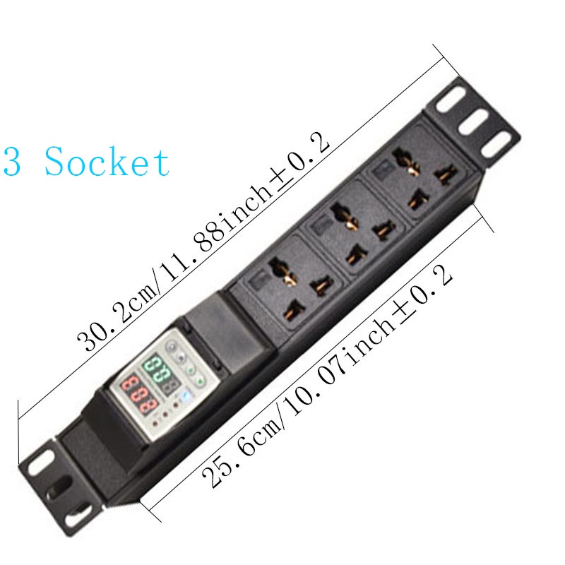 PDU power panel digital instrument with adjustable overcurrent ...
