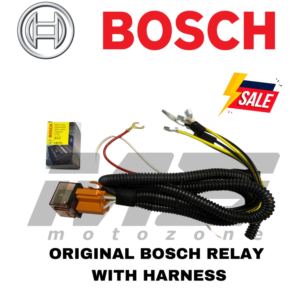 Original Bosch Relay with harness | Shopee Philippines