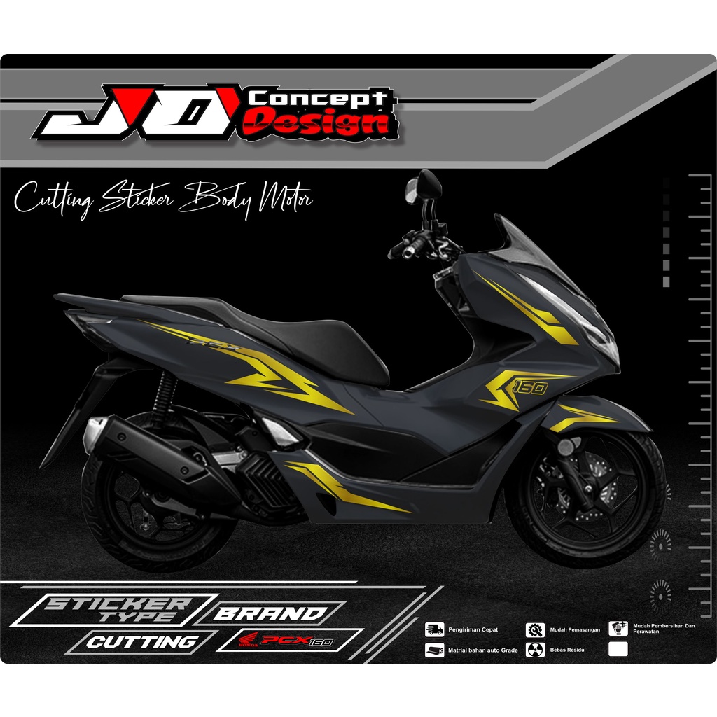 Cutting PCX 160 - STICKER CUTTING PCX 160 NEW 2021 - CUTTING BODY PCX ...