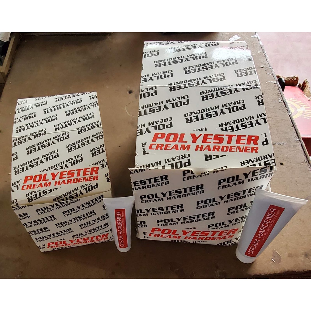 POLITUFF CREAM ONLY - POLYESTER CREAM HARDENER (BIG - 120G / SMALL - 30G) | Shopee Philippines