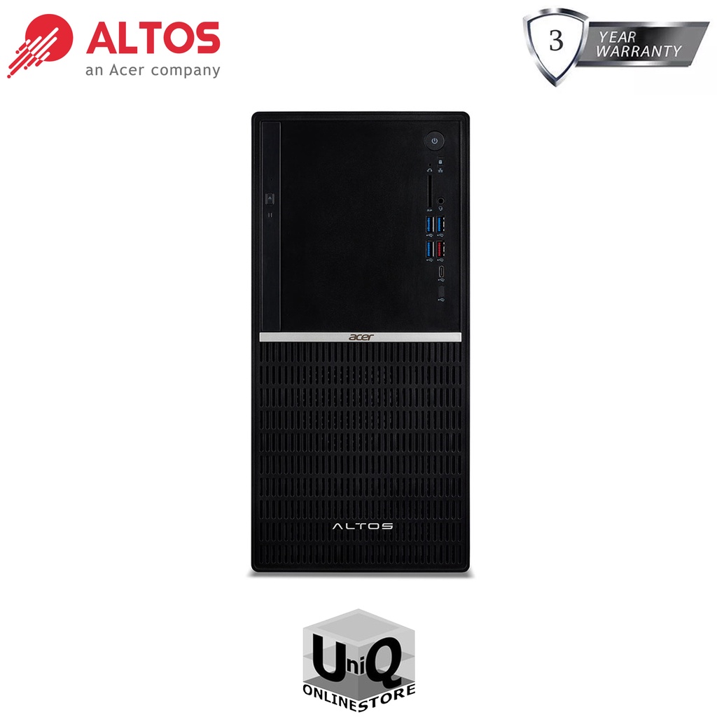 Altos P10 F8 Workstation 20L by Acer, Core i3-12100 8GB 256SSD+1TB HDD ...