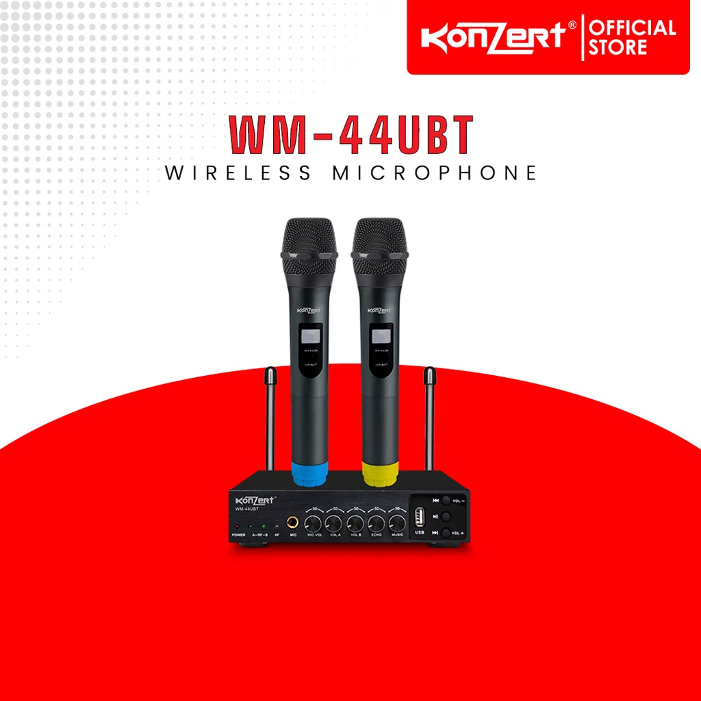 Konzert WM-44UBT Wireless Microphone | Shopee Philippines