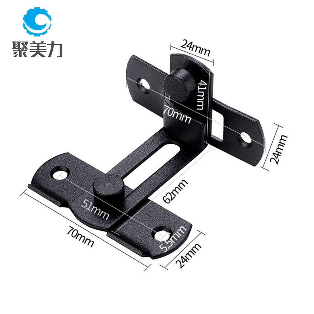 Extra Large Stainless Steel 90 Degree Door Buckle Right Angle Lock ...