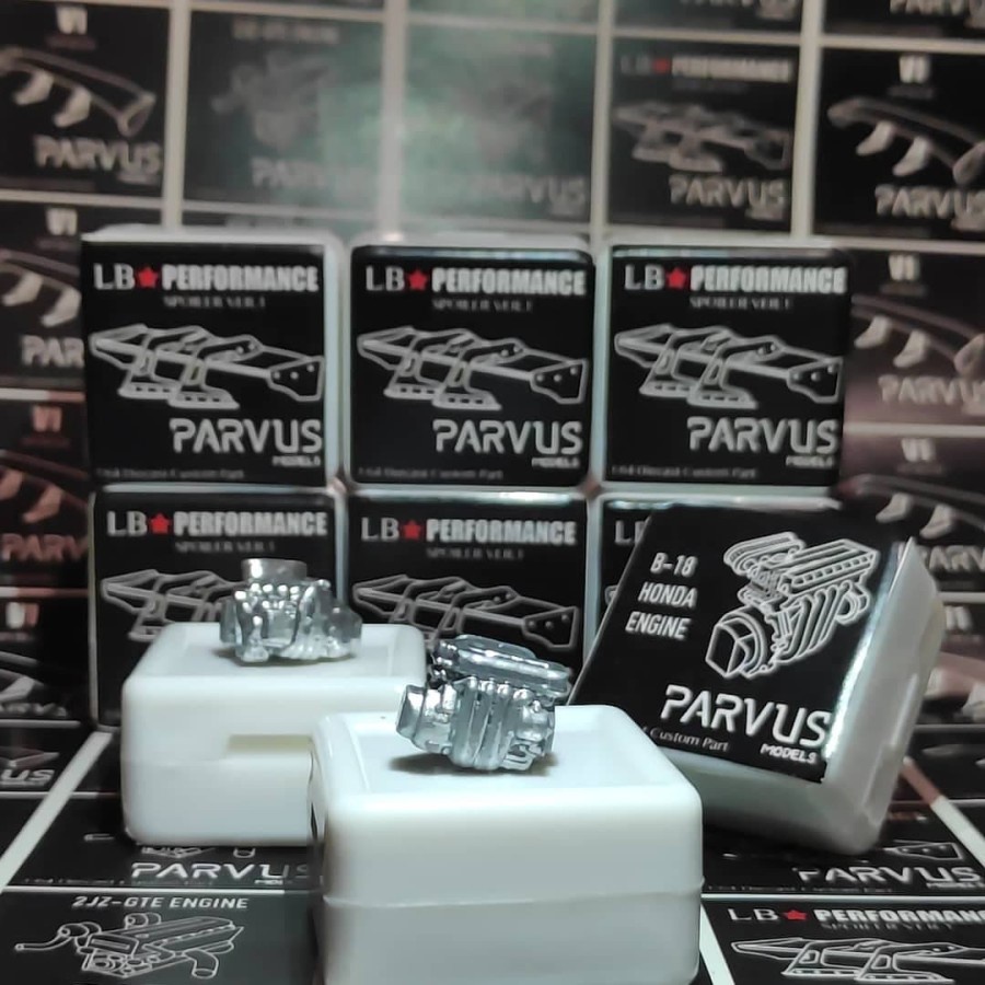 MESIN Parvus Models Honda B18 Engine Scale 1 64 custom diecast hot ...