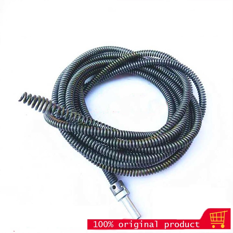 10m Sewer Dredging Spring Electric Drill Drain Cleaner Machine ...