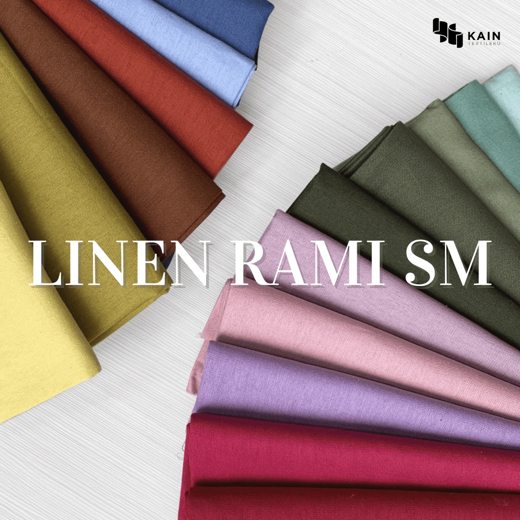 0.5 meters SM Linen Rami Fabric Material | Shopee Philippines