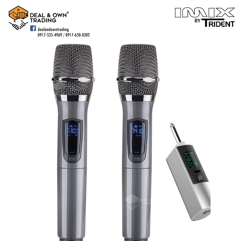 IMIX TR-166 Wireless Dual Microphone | Shopee Philippines