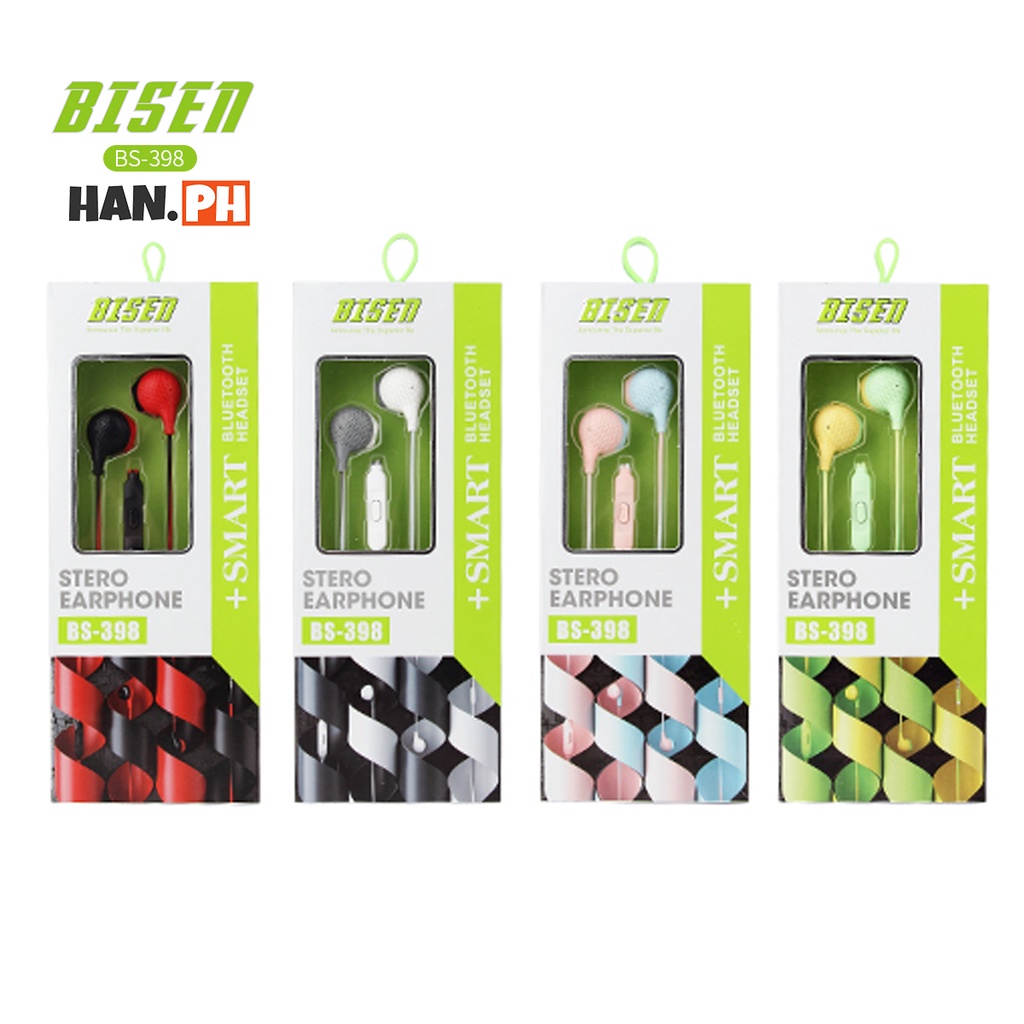 Bisen BS398 Universal Music Headset Extra HiFi Stereo Sound Earphones ...
