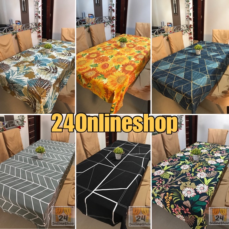 Rectangle Table Cloth - Table Protector - Table Cover | Shopee Philippines