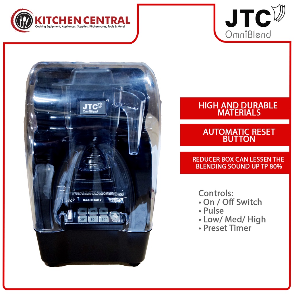 JTC Omniblend Commercial Blender with Sound Reducer Box - Model TM800AQ ...