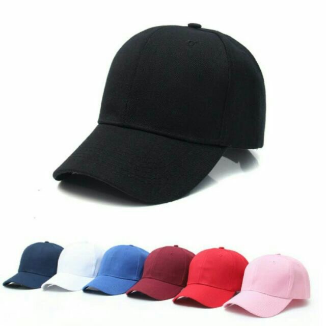 MOSO Unisex Plain Baseball Cap Adjustable Baseball Cap | Shopee Philippines