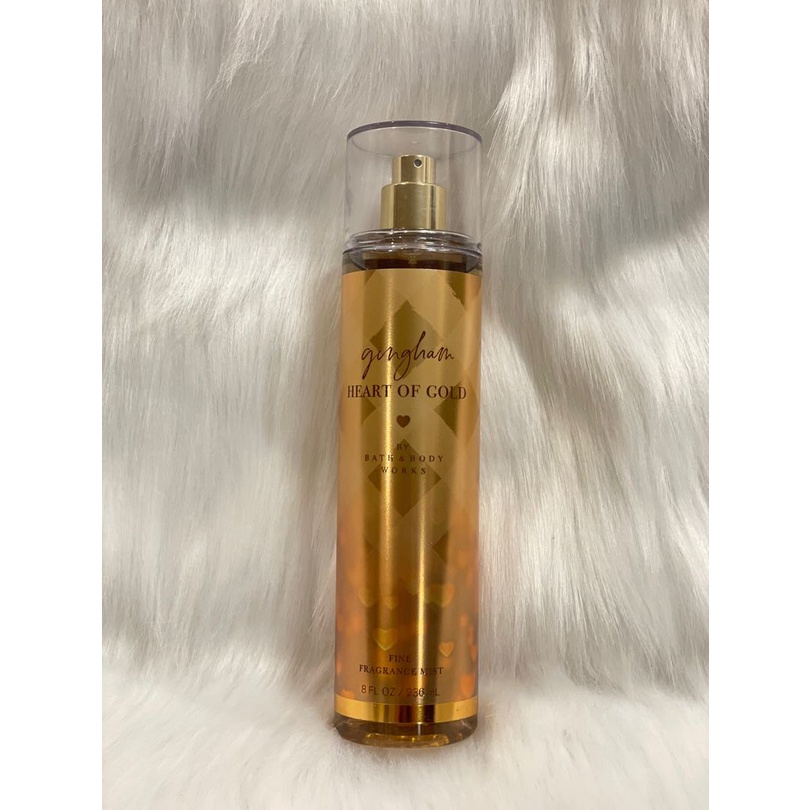 Gingham heart of gold Bath & body works Fragrance mist 236ml | Shopee ...