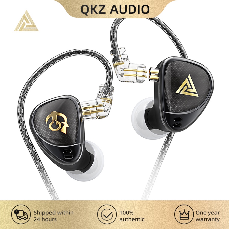 QKZ x HBB Khan 2 DD Driver HiFi Earphone In Ear Monitor IEM 3D Printed ...