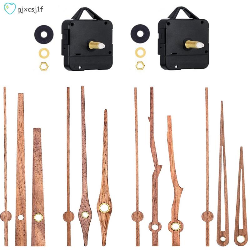 2Pcs Long Shaft Quartz Clock Motor Kit Movement Mechanism with 12 Inch ...