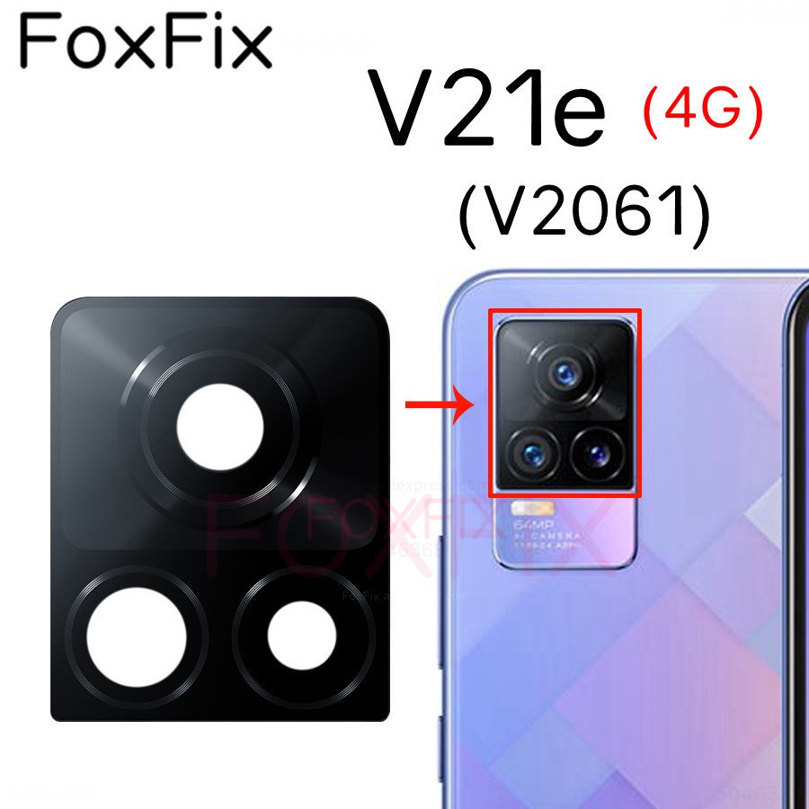 Rear Camera Glass For vivo V21e Back Camera Lens Glass Cover ...
