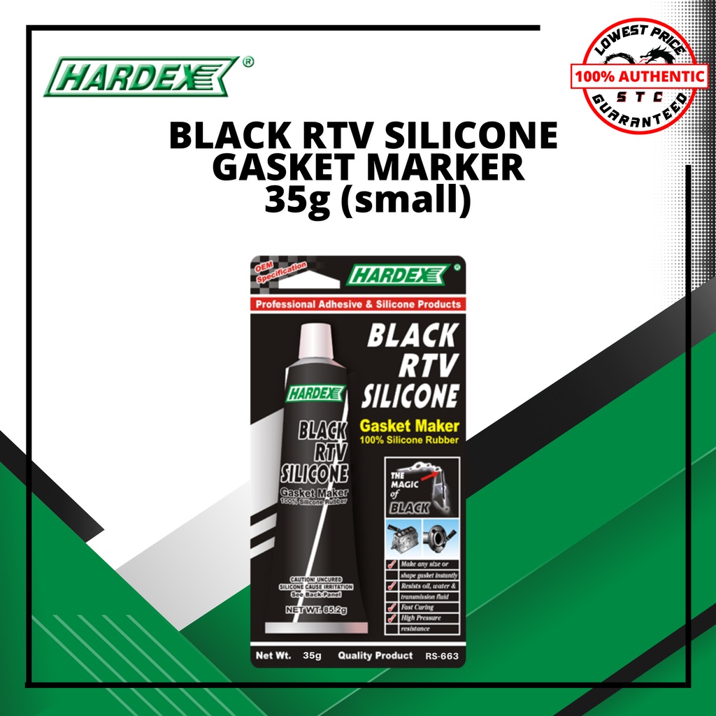 HARDEX BLACK small RTV SILICONE GASKET MAKER (35g) | Shopee Philippines
