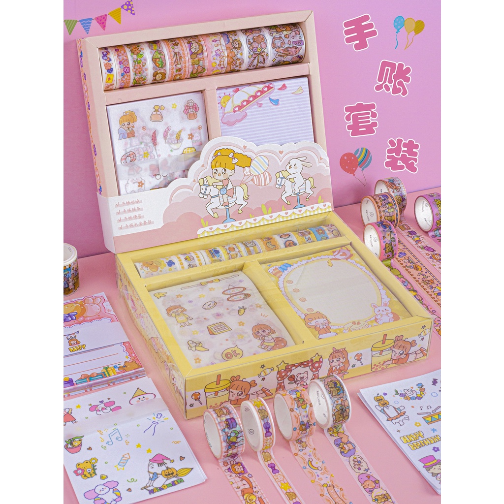 Cartoon Design Handbook Sticker Gift Set | Shopee Philippines