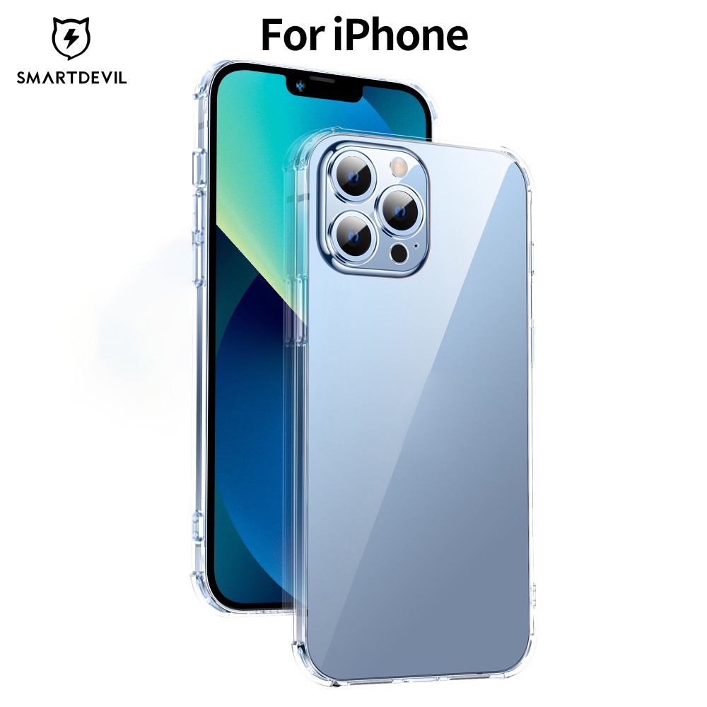 Smart Devil Airbag Phone Case For Iphone 13 12 11 Pro Max Mini 6 7 8 ...