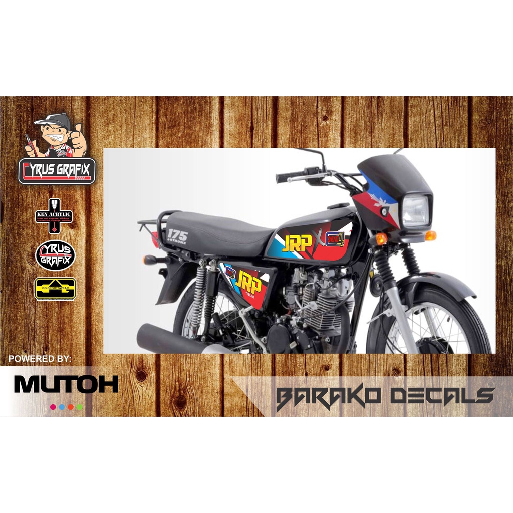 GLOSSY STOCK DECALS (BARAKO) | Shopee Philippines