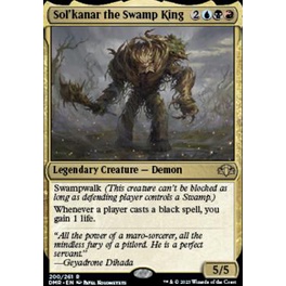 Sol'kanar the Swamp King Rare Dominaria Remastered Magic the Gathering ...
