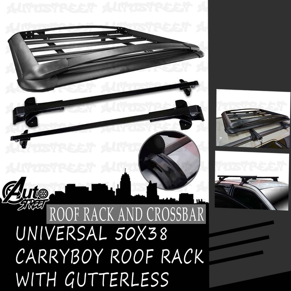 Universal 50x38 Carryboy Roof Rack Topload Carrier Bundle with ...