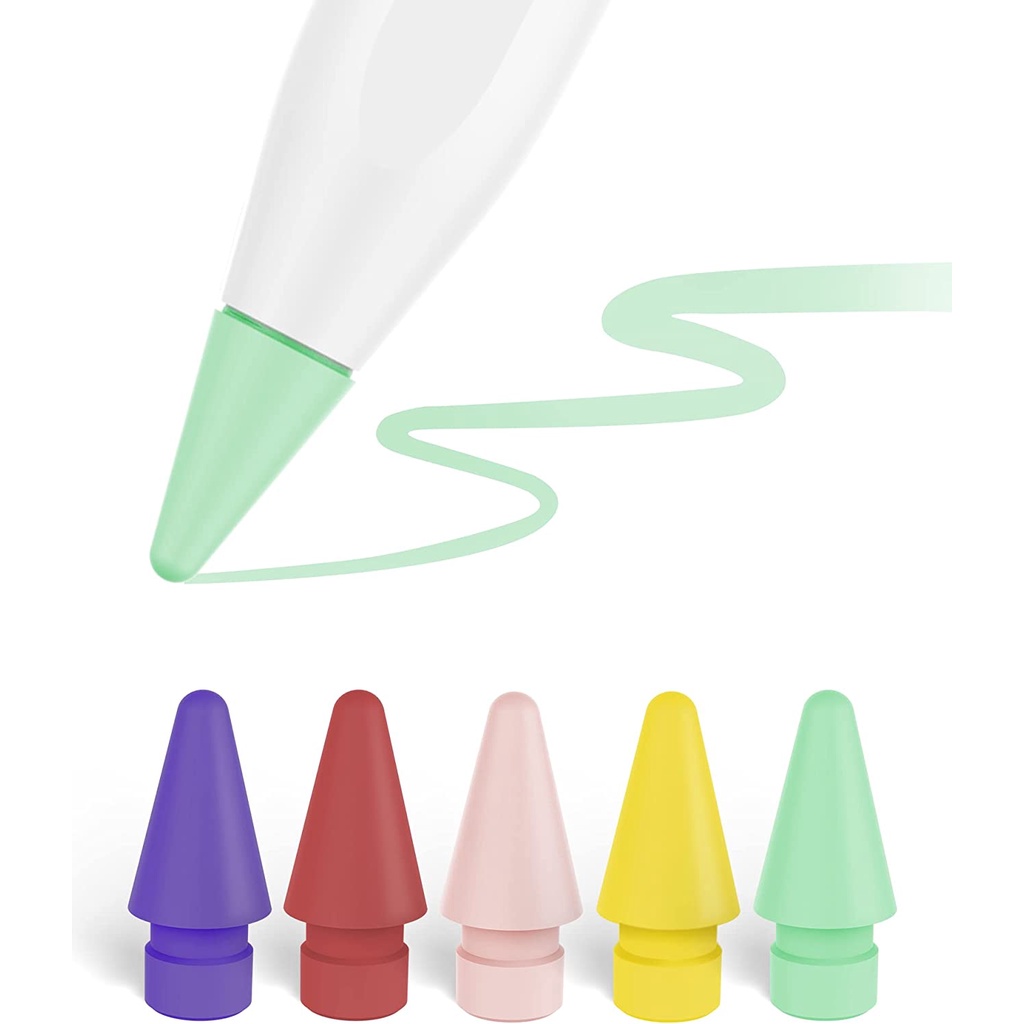 Pencil Tips for Apple Pencil 2nd 1st Generation Nib for iPad Pro/Mini ...